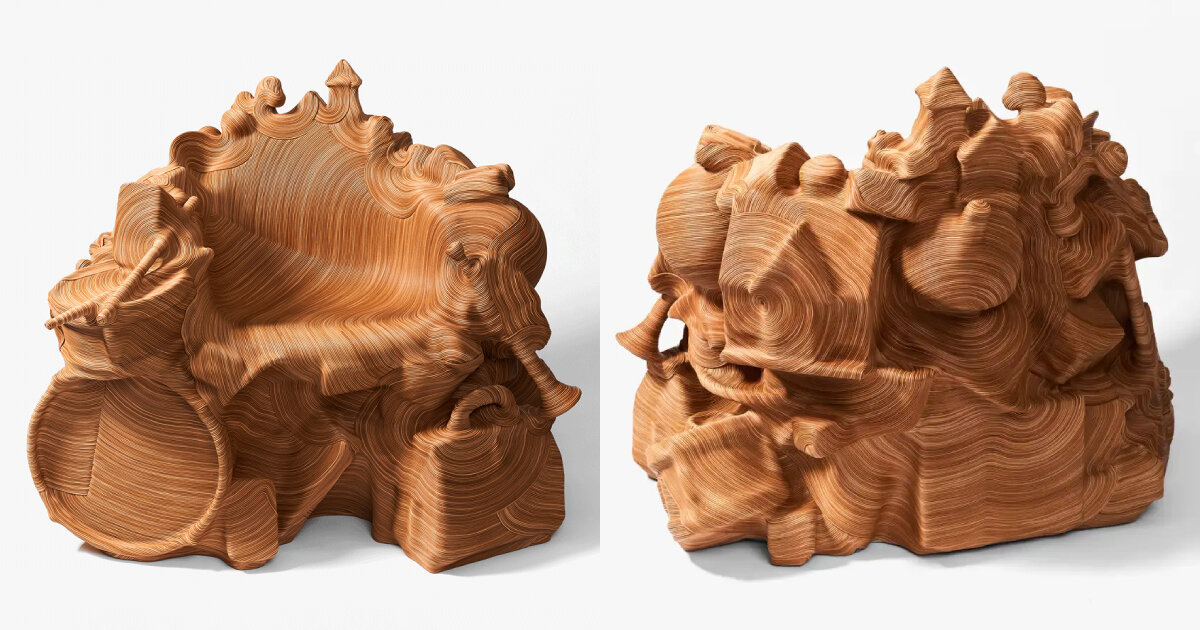 salvage chair by jay sae jung oh repurposes plastic, leather, and ...