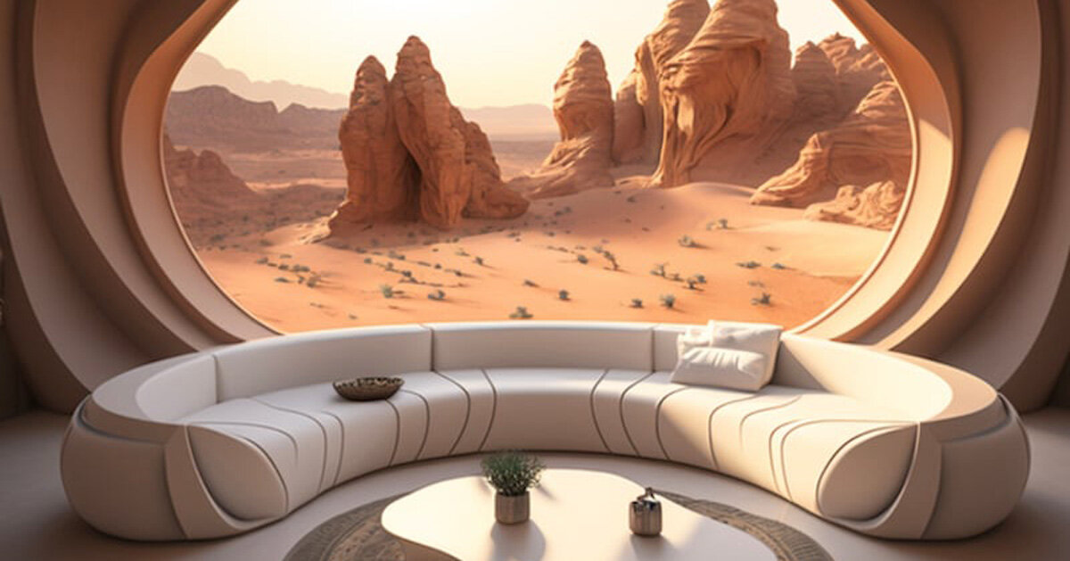 zina baker retrofits wadi rum desert caves with modern dwellings