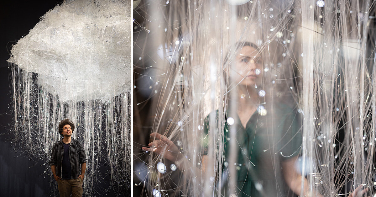 interview: lasvit floats crystal cloud of light above milan design week ...