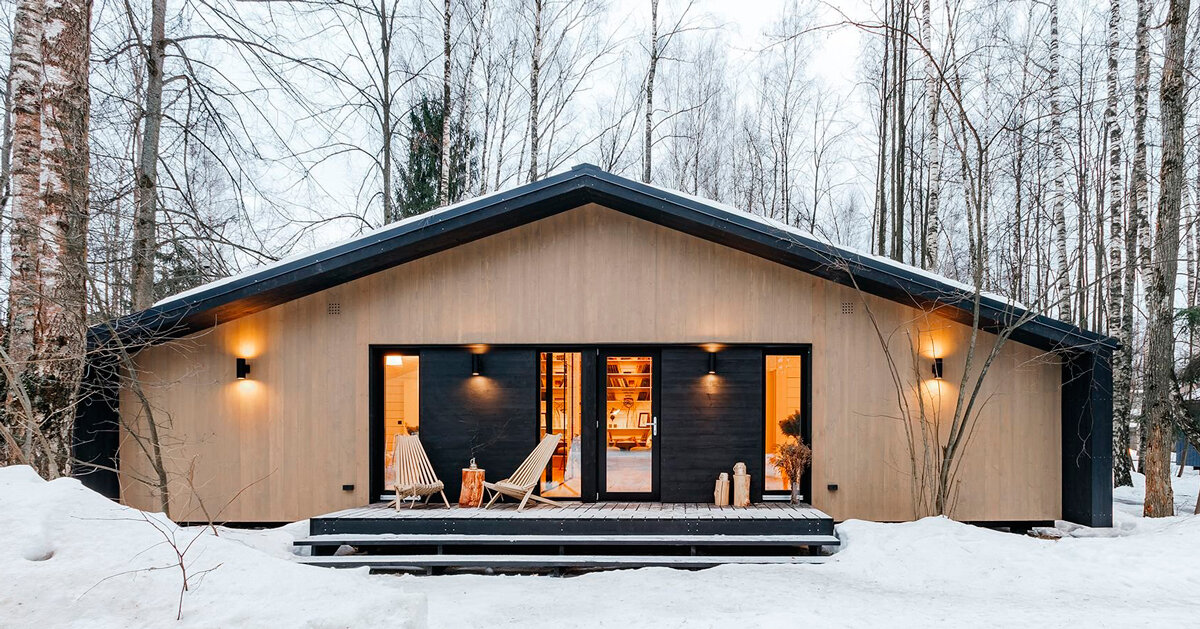 Russian Cabin Prefab Modern Home