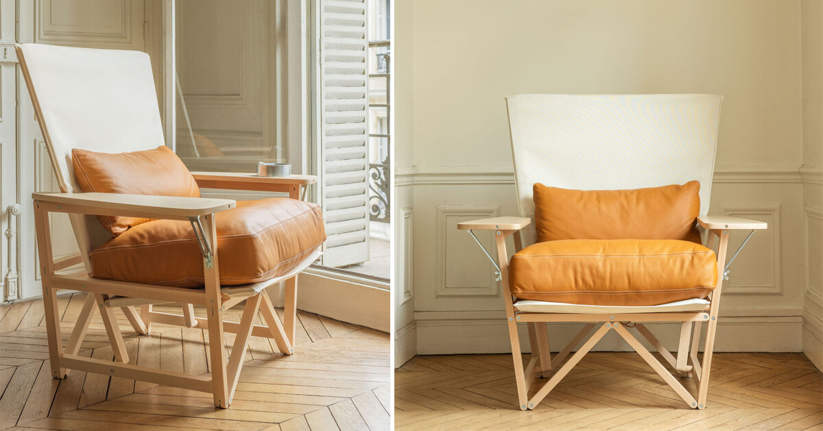 marc berthier's iconic 'walter outfit' chair revived in limited edition ...