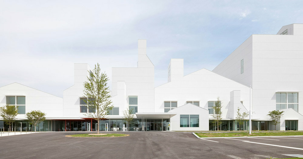 sou fujimoto revives ishinomaki center as a row of gabled volumes