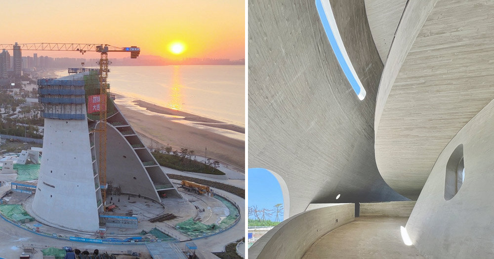 OPEN architecture celebrates topping of its 'sun tower' in yantai