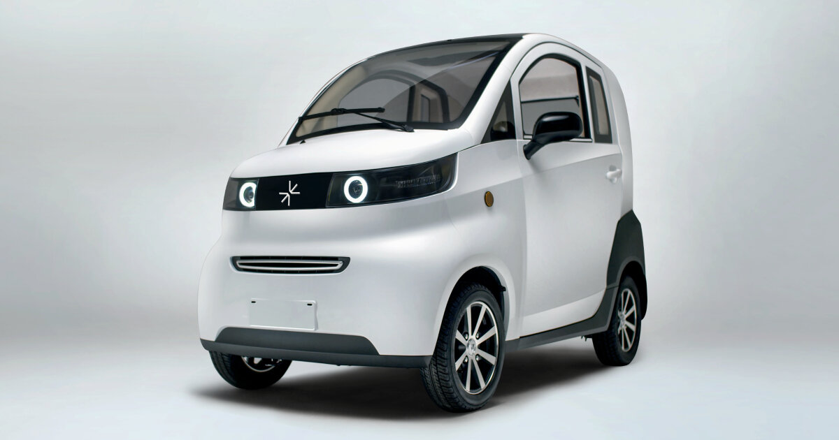 electric microcar ARK zero comes with moveable sunroof and aluminum ...