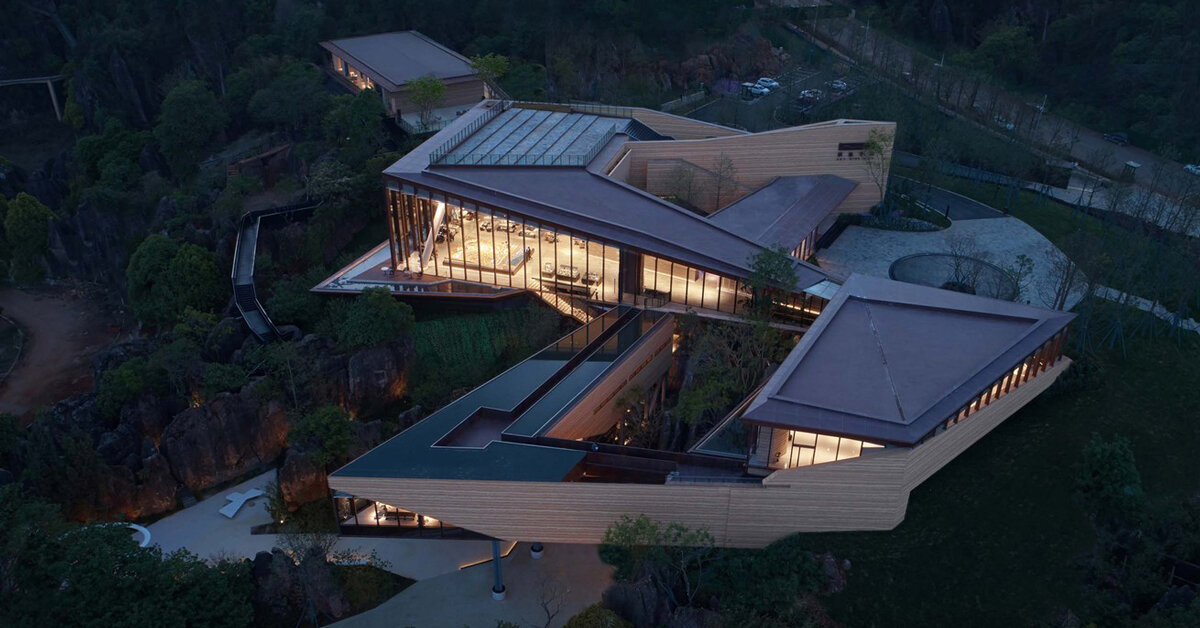 gad designs fragmented infinity volume for art museum in china