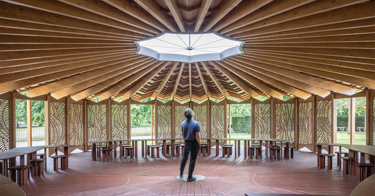 an exclusive look inside lina ghotmeh's serpentine pavilion through the ...