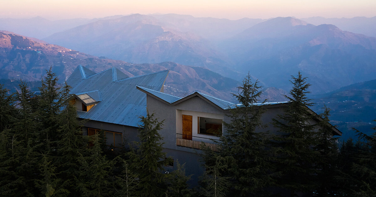 under mango tree's jagged roof choreographs rainwater flow in western ...