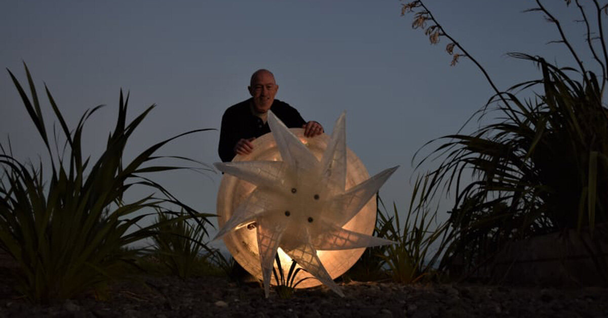 ross stevens 3D-prints ecological wind turbine from biopolymers
