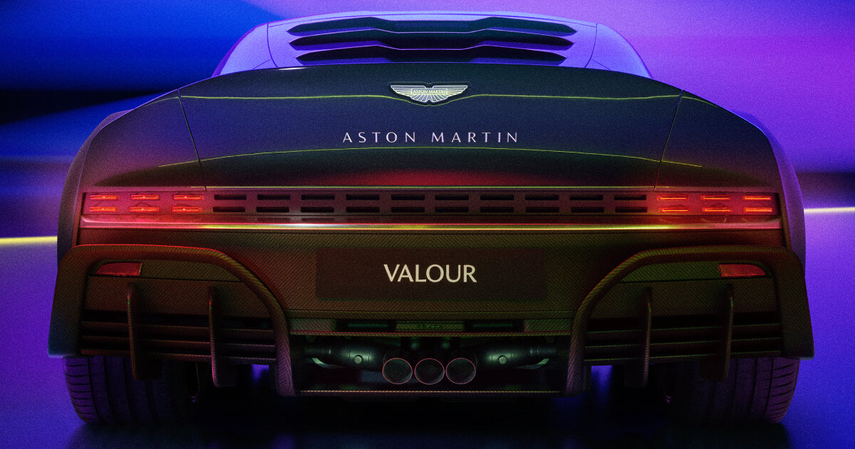 aston martin valour arrives as the only front-engine V12 supercar with ...
