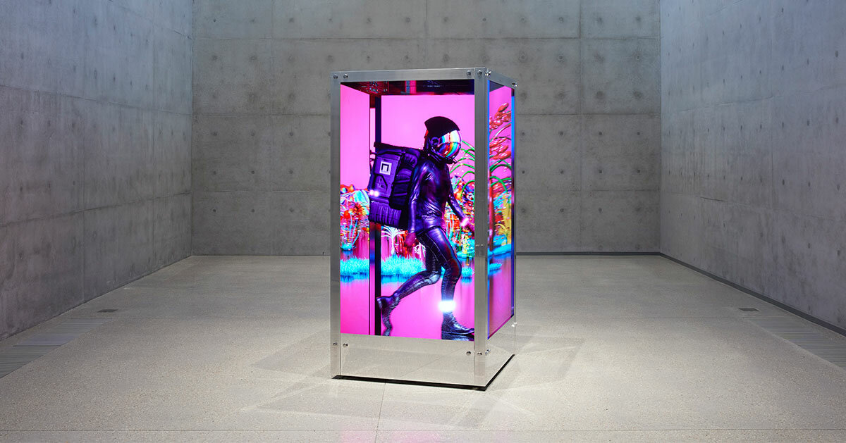 beeple's wandering digital astronaut lands in the US for its debut in ...