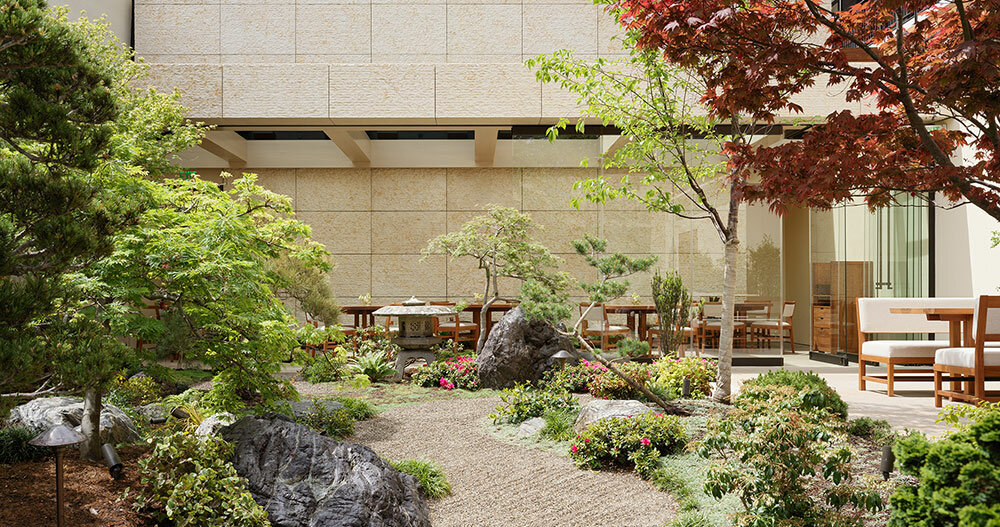 nobu hotel palo alto brings japan to california with a garden oasis