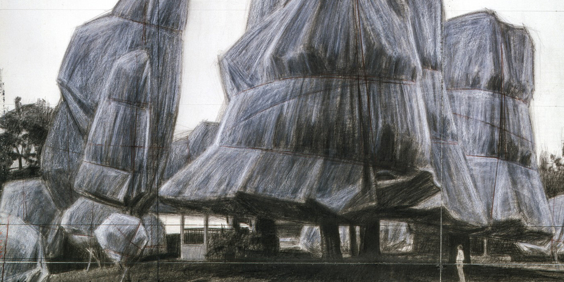 selected works: christo & jeanne-claude's work at gagosian basel