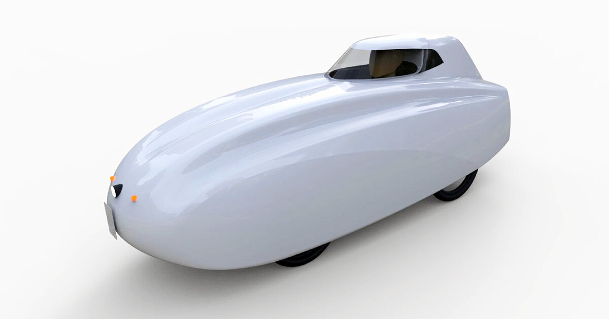 motorized velomobile VM45 can cruise without pedaling using electric ...