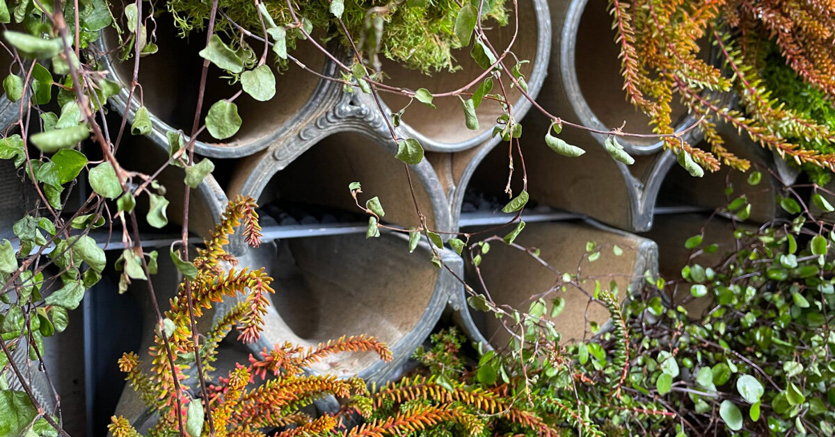 'biomic wall' fuses ceramic 3D printing and ecological design