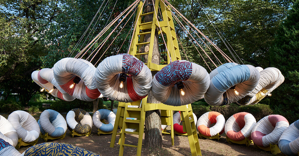 inflatable donut structures form izaskun chinchilla's interactive ...