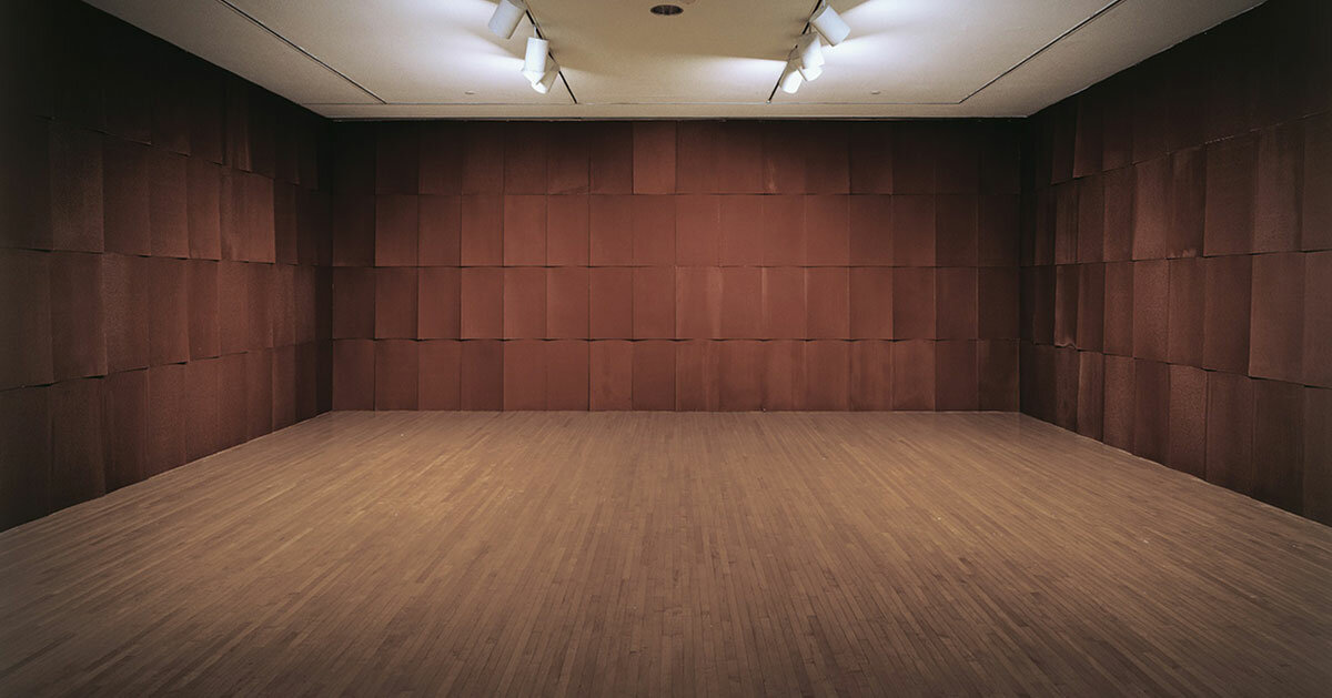 how did ed ruscha cover an entire room at the MoMA with chocolate?