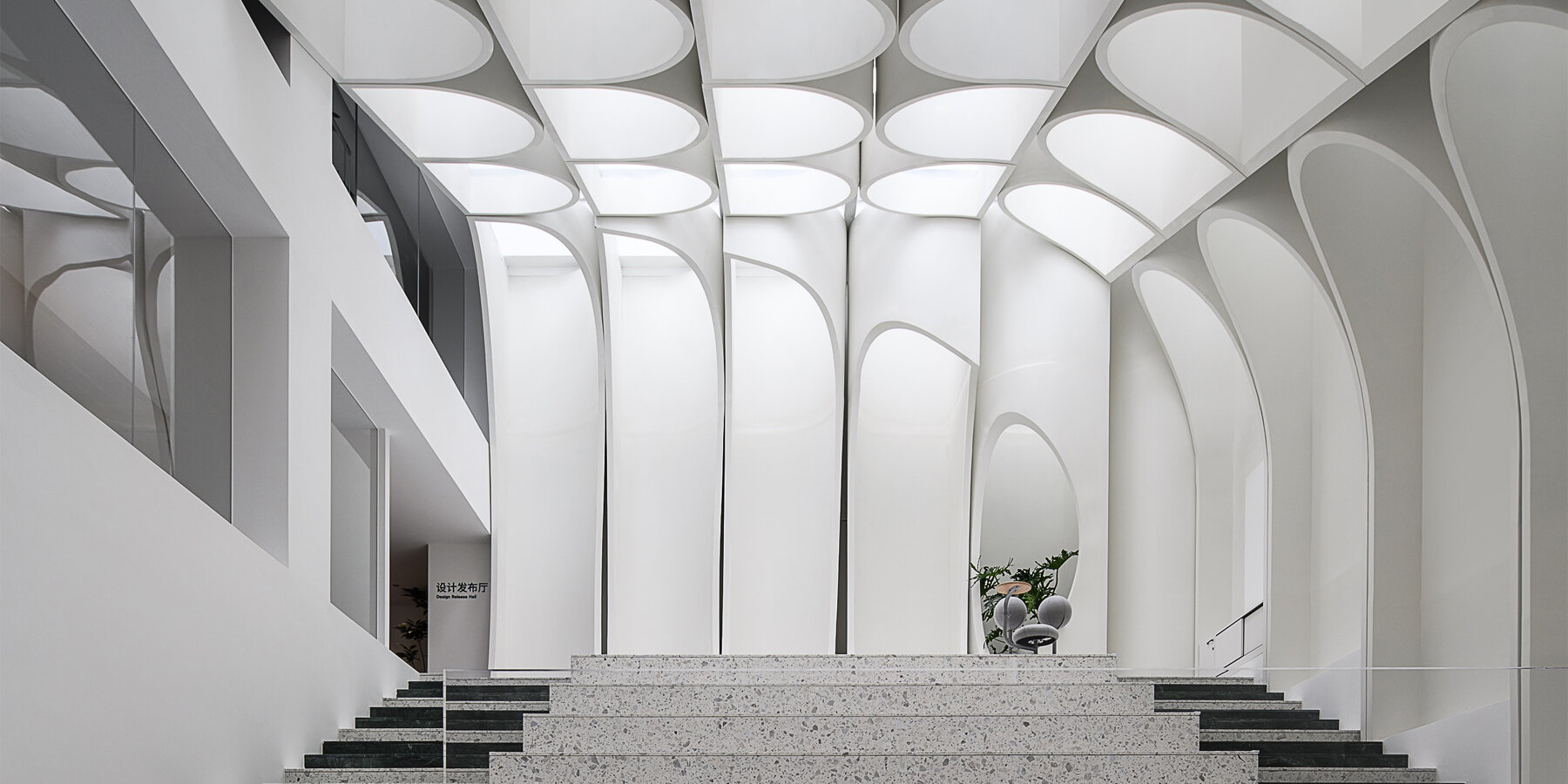 harbin creative design center in china invites peace & rhythmicity