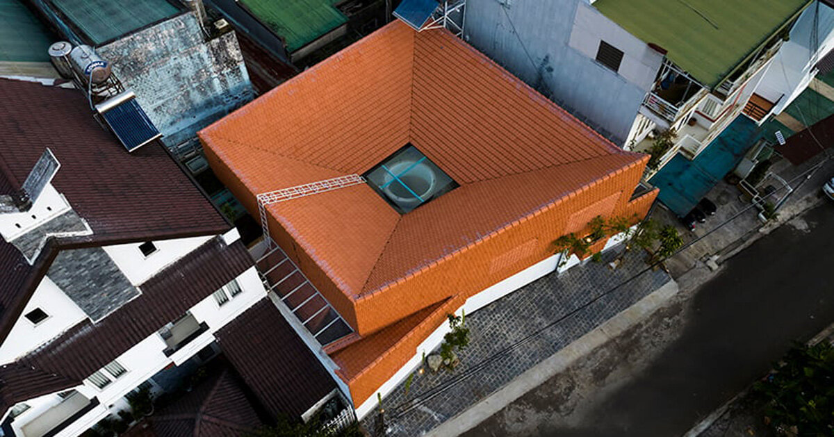 the bloom architects' tile house regulates vietnam's climate