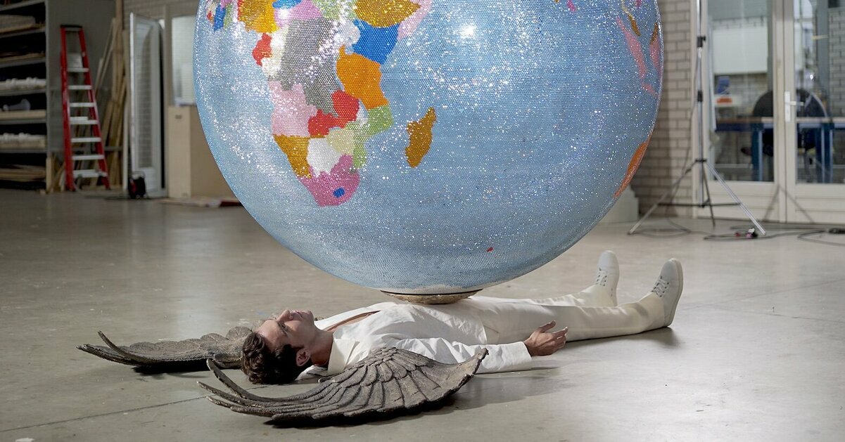 studio job's whimsical sculptures in mika's apocalypse calypso music video