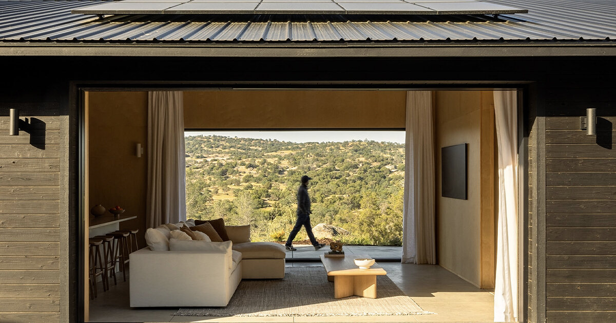 PPAA's hole-cut casa roca frames scenic views of yosemite lakes