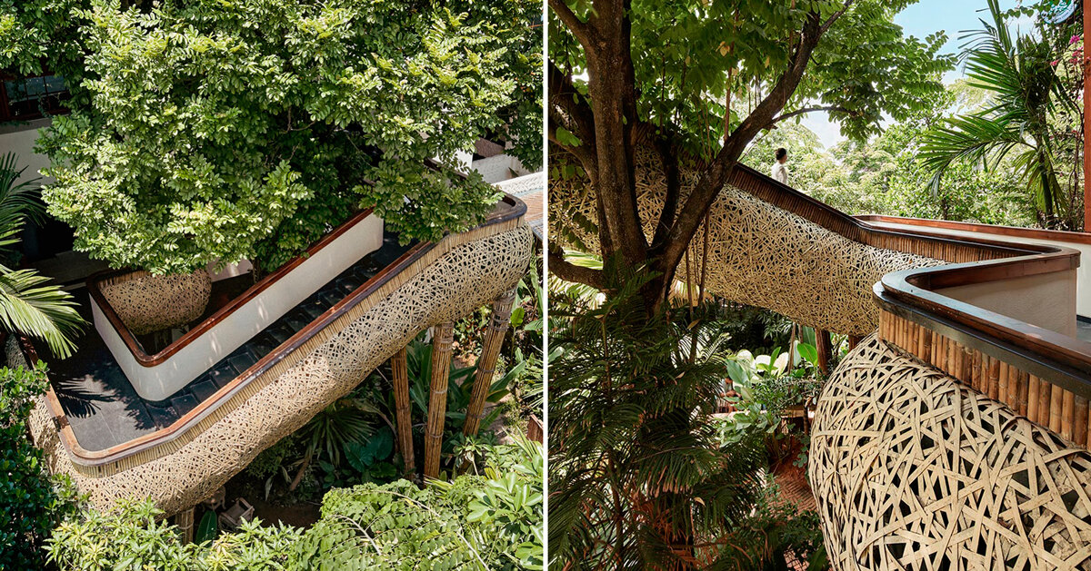 weaved bamboo wraps chon buri spa and restaurant in china