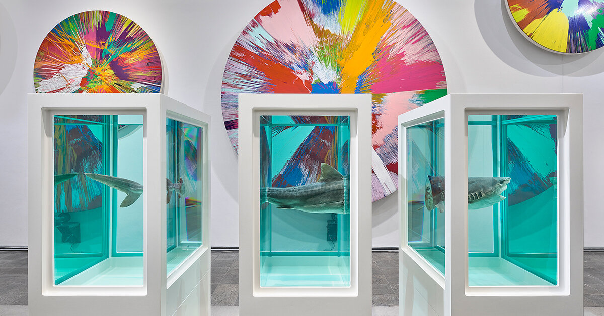 damien hirst's 'the weight of things' explores the interplay of science ...
