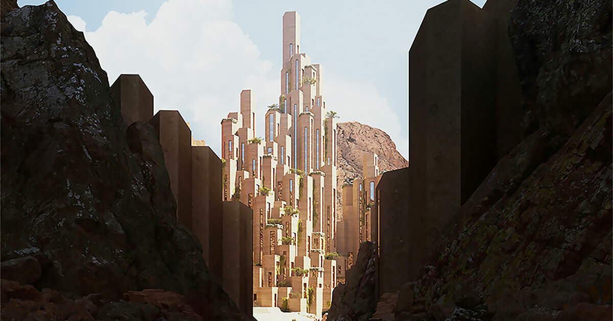 NEOM's latest destination, siranna, is an exclusive hexagonal-pillar ...