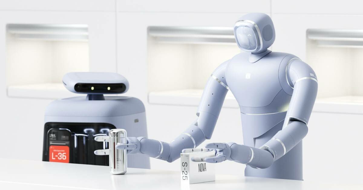 nova chef & server robots grow and deliver fresh food in space