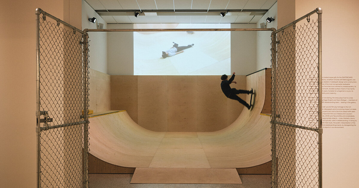 you can now skate on a custom mini ramp inside london's design museum