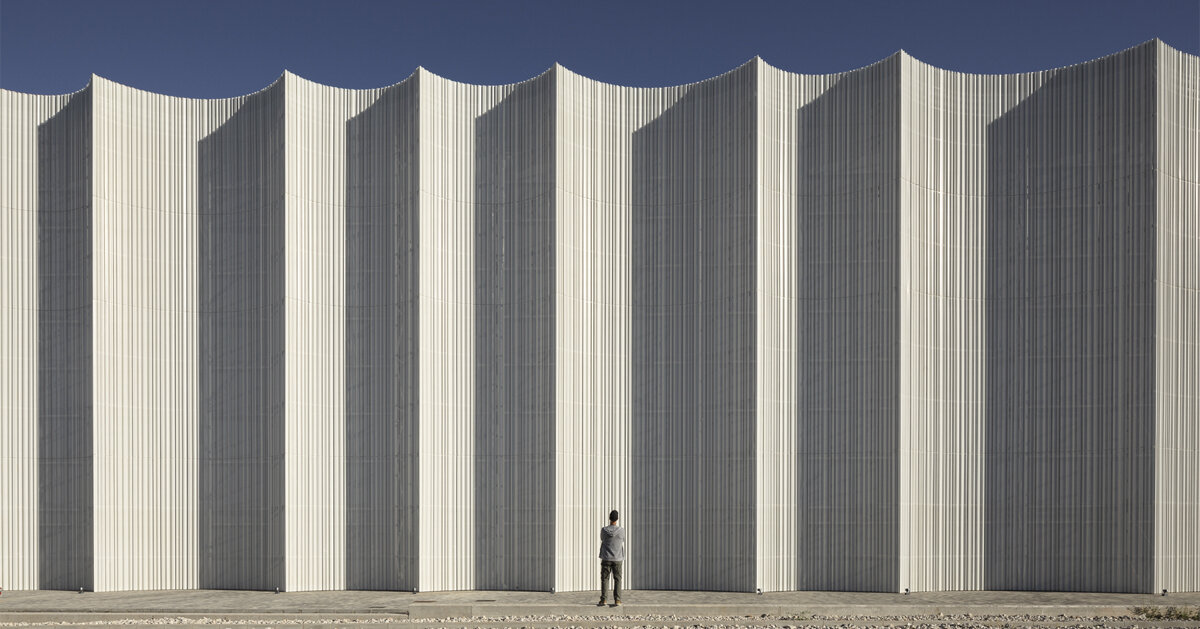 rhythmic & translucent arches envelop mayoral logistics centre building ...