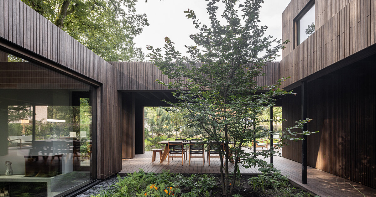 i29's villa unfolds with five interconnected volumes around central ...