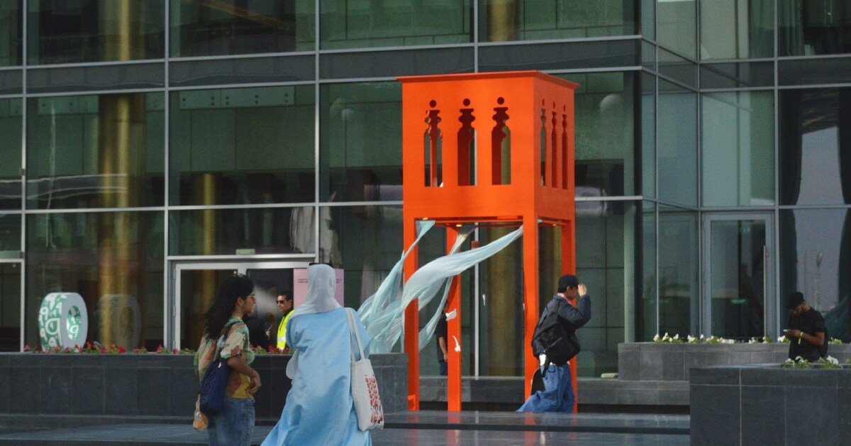 alya ola abbas' breeze houses channels air for dubai design week