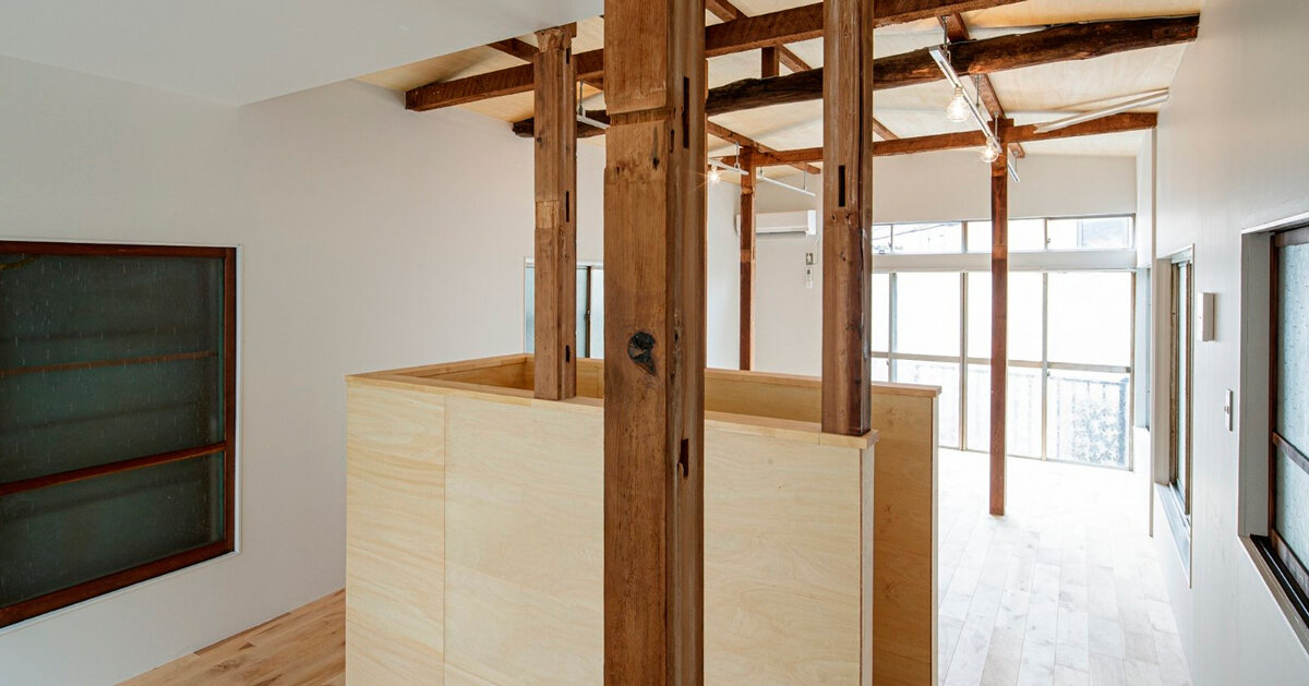 onigawara tiles ornament ROOVICE's renovated house in tokyo