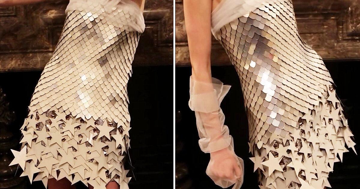 adobe’s first completed interactive dress debuts at christian cowan’s ...