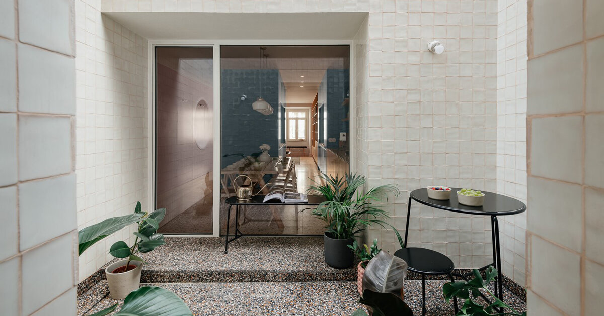 ala.rquitectos integrates light-filled courtyard into renovated lisbon ...
