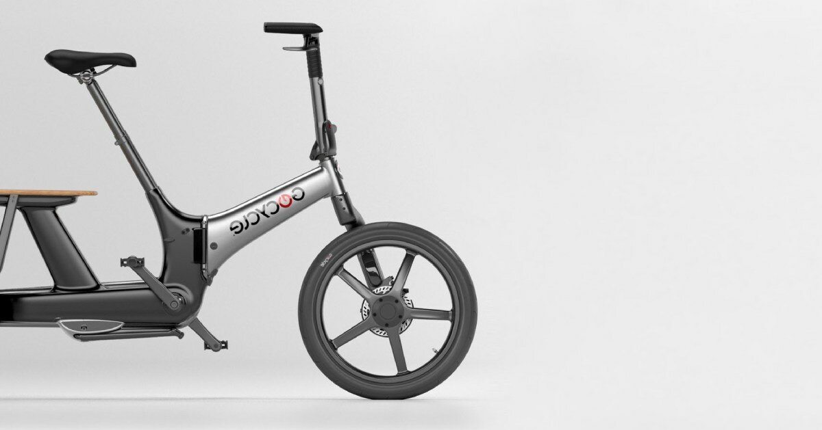 gocycle's cxi family cargo electric bike is lightweight and foldable