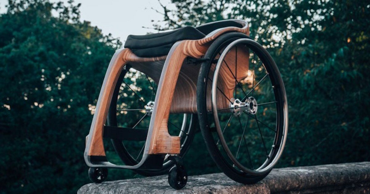 paul de livron crafts wooden wheelchair for pope with beams from notre-dame