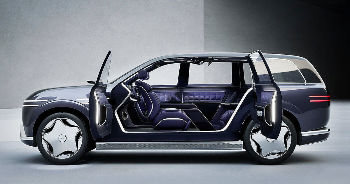 genesis’ latest neolun SUV has swiveling front seats and screens that ...