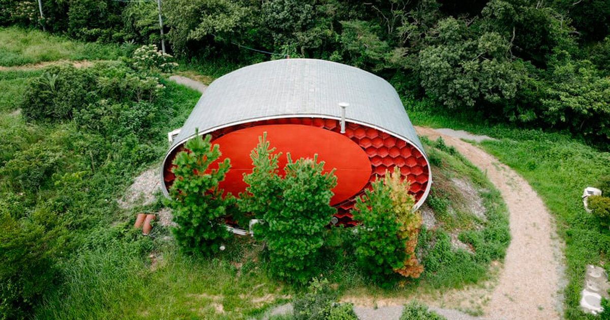 beehive facade screens renovated hotel unit made of corrugated pipes in ...