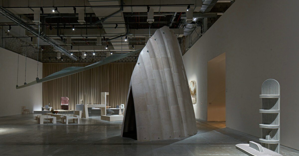 bethlehem limestone shapes AAU ANASTAS' taimat installation at design ...