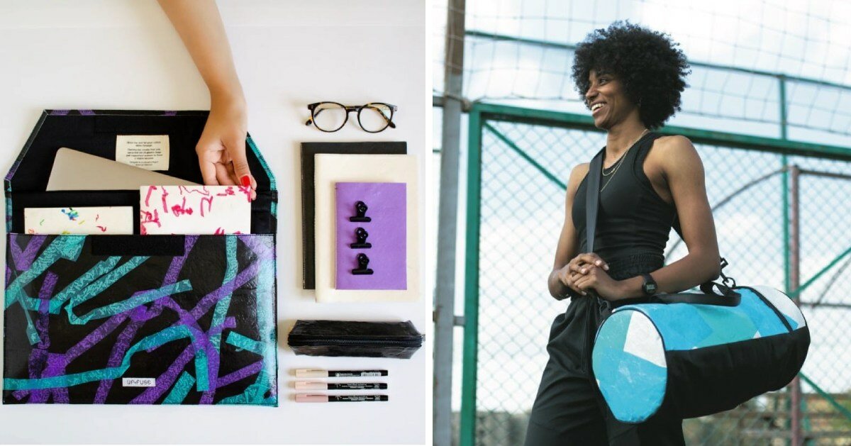 women refugees upcycle plastic into apparel for egyptian brand up-fuse