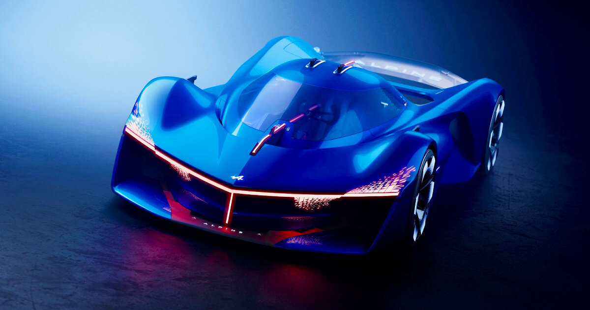 alpine's alpenglow hypercar to run on hydrogen in endurance track race ...