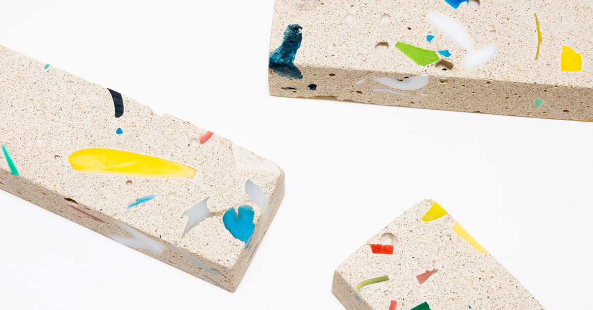 'debris' stacking game by whod design upcycles ocean plastic waste