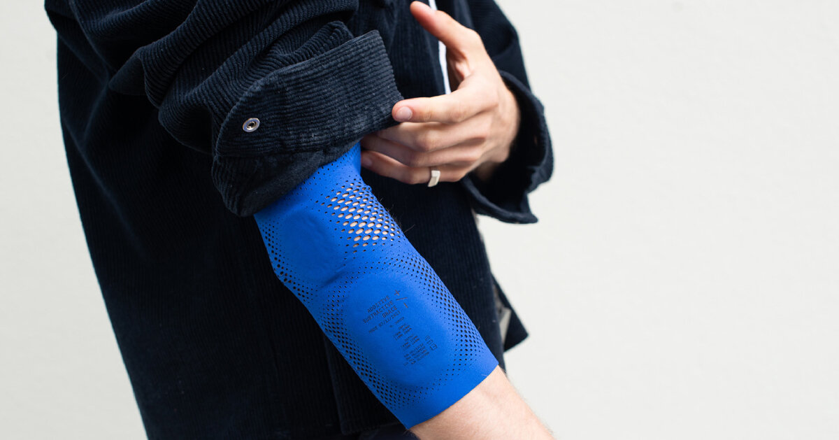 nils sorger’s elbow brace fuses 3D printing and laser cutting