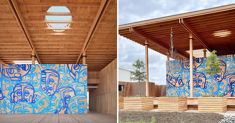 mass timber 'sycamore & oak' designed as catalyst for minority businesses