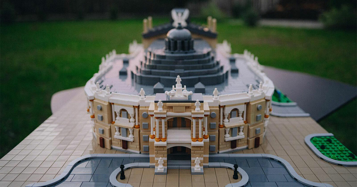united24 turns ukrainian architecture into LEGO building sets