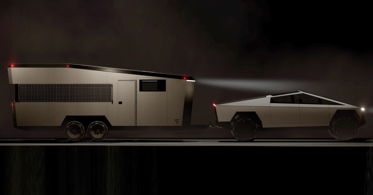 living vehicle introduces cybertrailer, a solar-powered electric RV ...