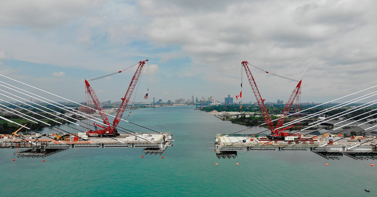 AECOM's gordie howe bridge soon to connect united states and canada ...