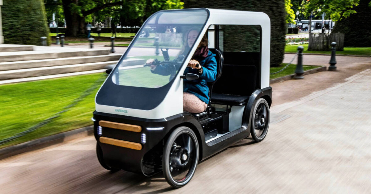 karbikes merges bicycle & electric car for a zero emission commute