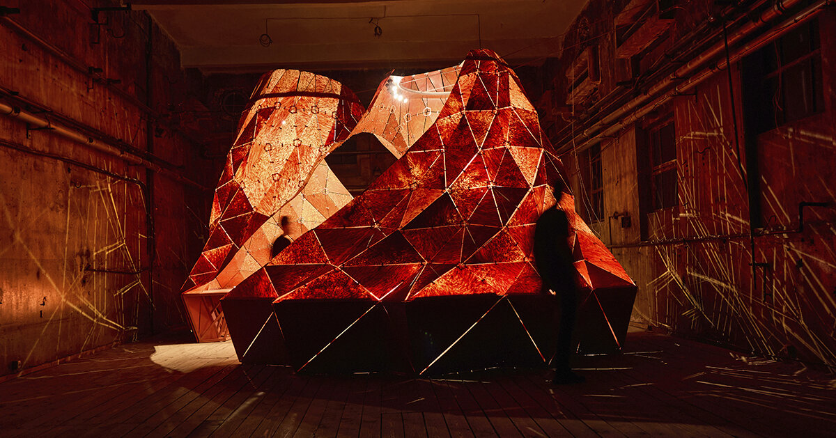 plastc lab conjures volcanic silhouettes from recycled plastic at we ...